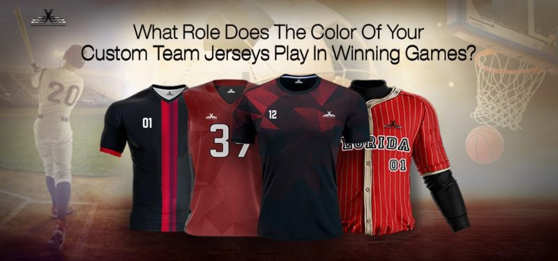 Custom Team Jerseys Color and Its Effect on Winning Games.